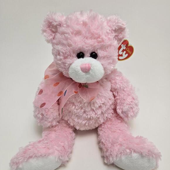 Toys | Ty Classics Collection Dewdrops The Adorable Pink Bear 12 Inch ...